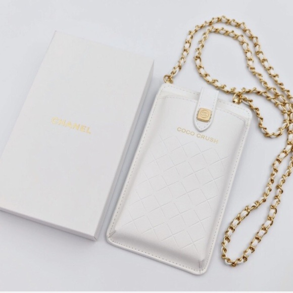 CHANEL | Cell Phones & Accessories | Chanel Coco Crush White Case With ...